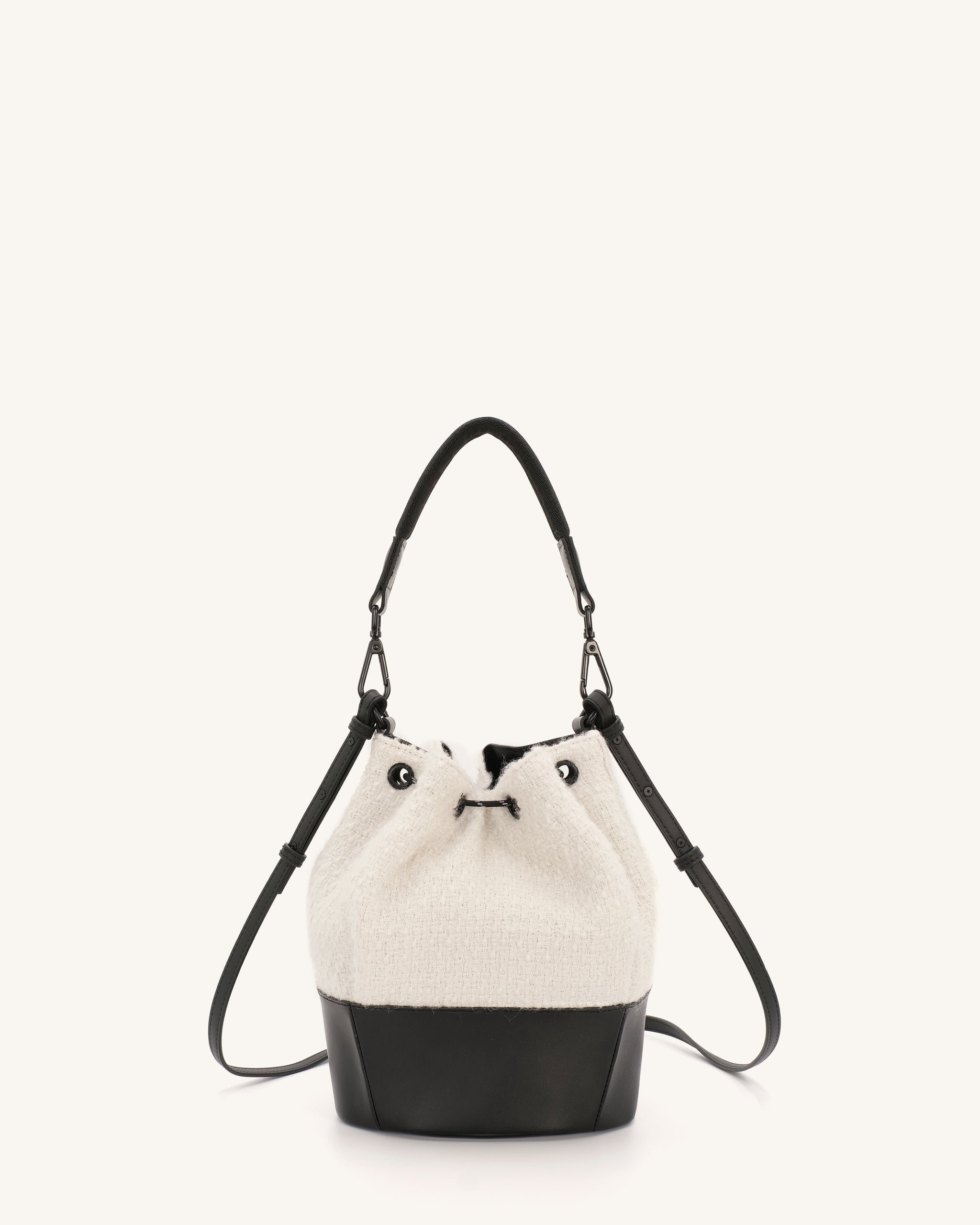IRL Bucket Bag - Coconut Boucle – TRANSIENCE