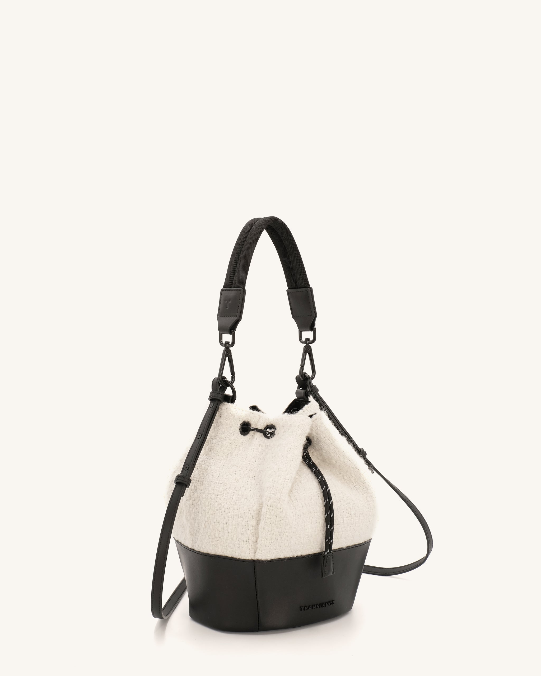 IRL Bucket Bag - Coconut Boucle – TRANSIENCE